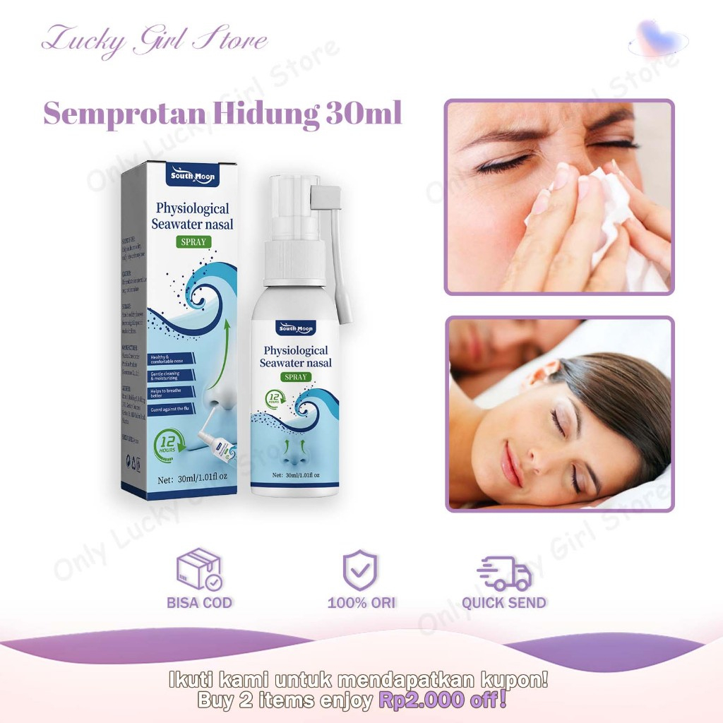 Jual 【Beli 2 Gratis 1】South Moon Nasal Spray 30ml Polip Hidung ...