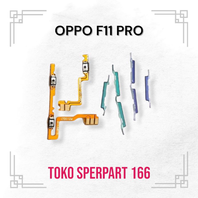 Jual TOMBOL LUAR+FLEXSIBEL ON OFF VOLUME OPPO F11 PRO (1SET) | Shopee Indonesia