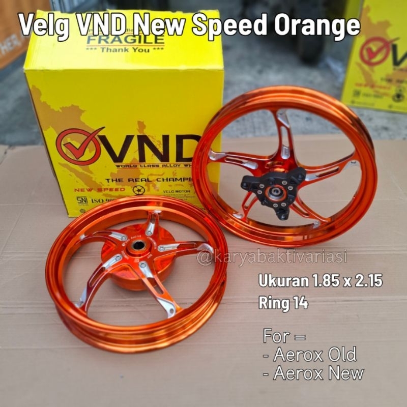 Jual VELG VND NEW SPEED BINTANG LAUT FOR AEROX OLD DAN AEROX NEW ...
