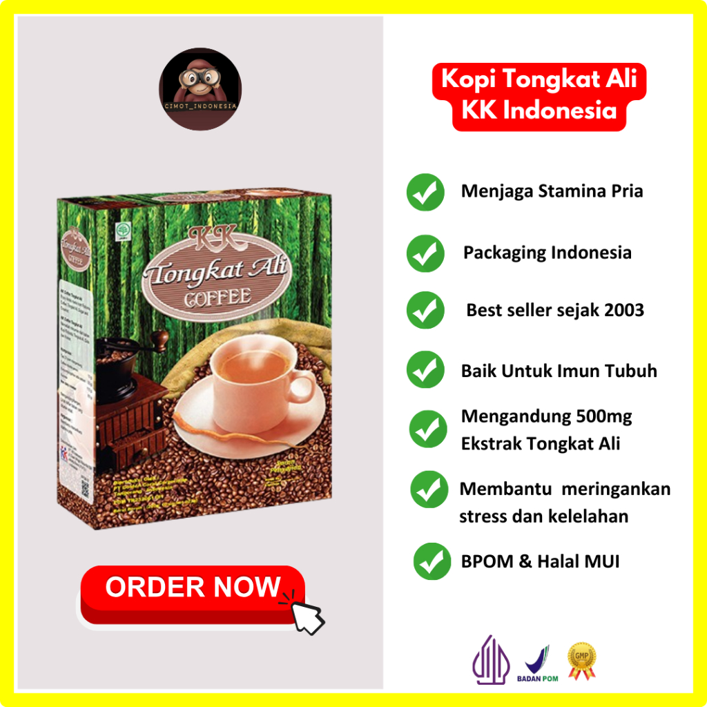 Jual KK Kopi Tongkat Ali Ginseng Jinten Hitam Bubuk KK Coffee Tambah ...