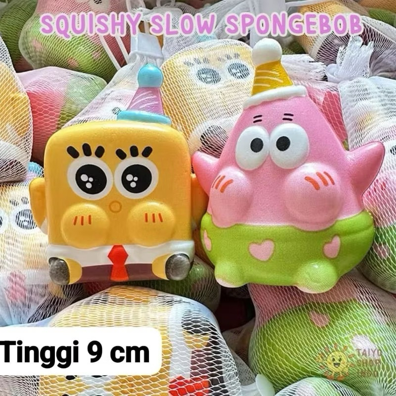 Jual mainan squishy SpongeBob dan Patrick | Shopee Indonesia