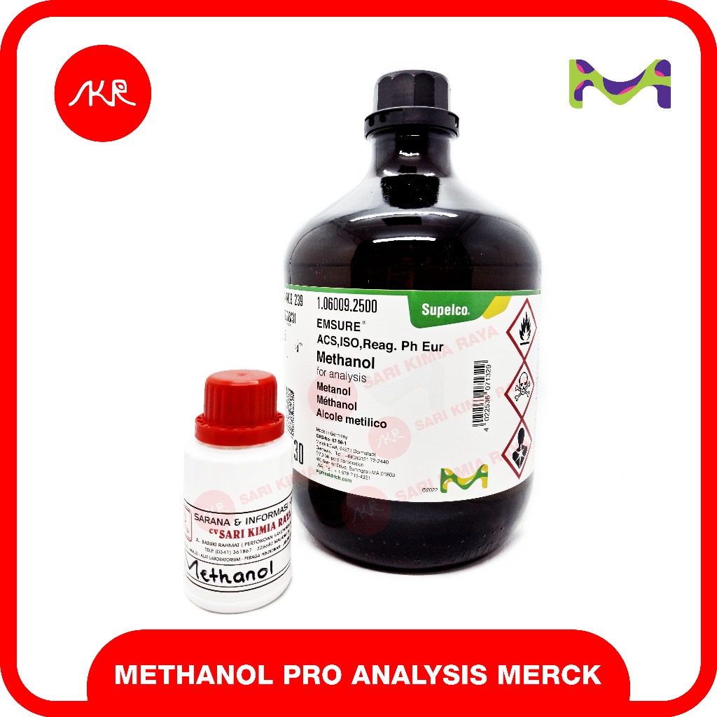 Jual Methanol for analysis 1.06009 Merck | 100 Ml | Shopee Indonesia