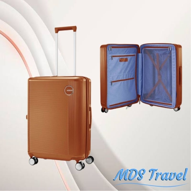 Jual Koper American Tourister Gemina Pro Expand size Bagasi 25 inch ...