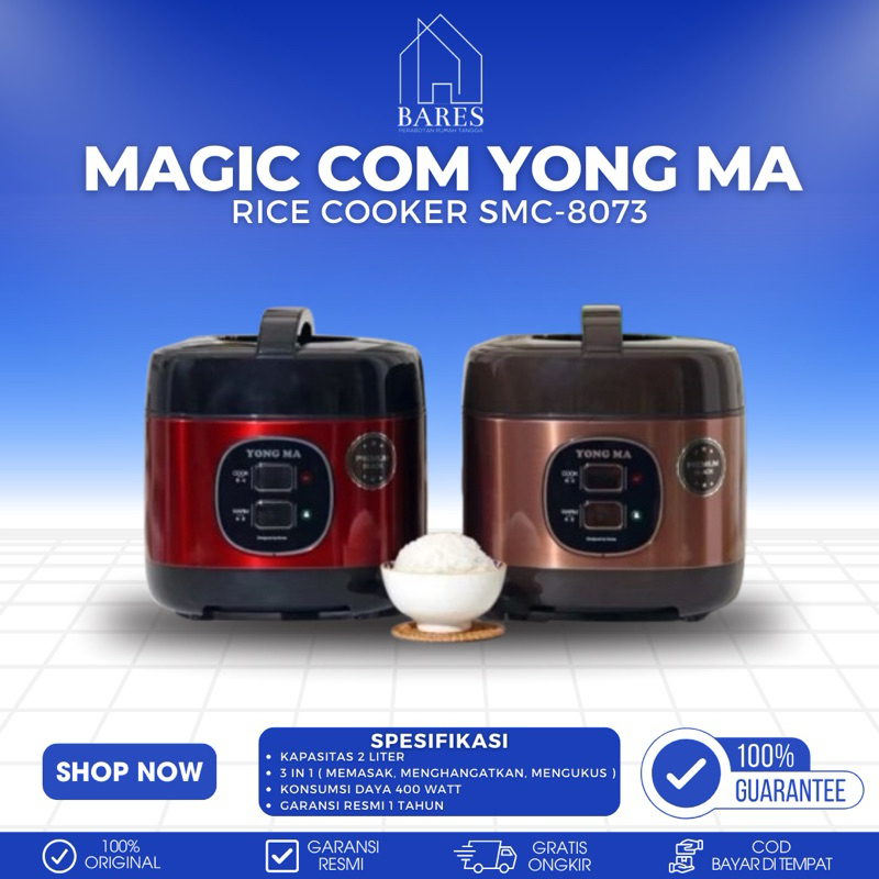 Jual YONG MA Magic com SMC-8073 Rice Cooker 2 Liter Penanak Nasi ...