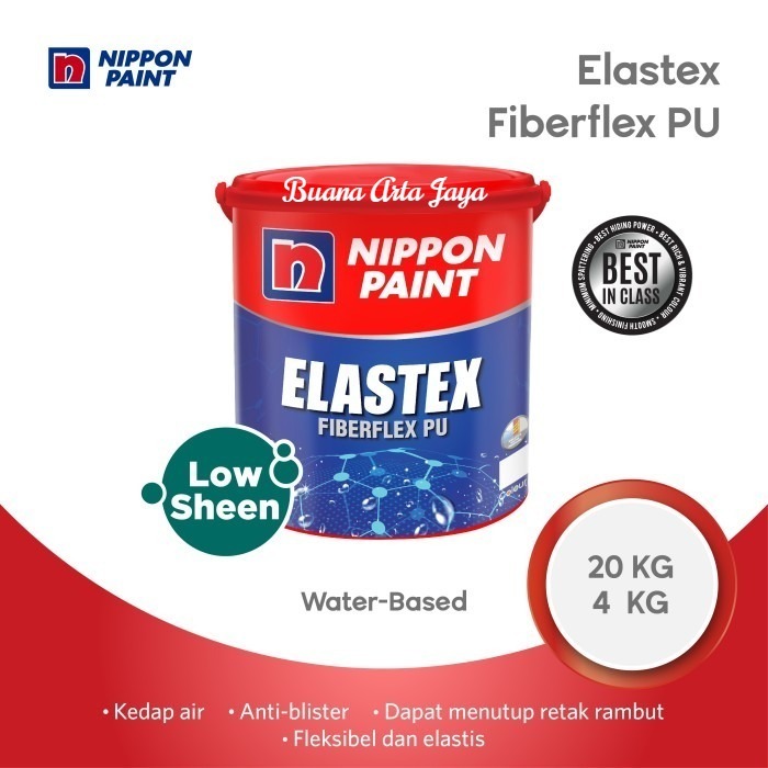 Jual Nippon Elastex Fiberflex PU Cat Pelapis Anti Bocor - Pail ( 20 ...