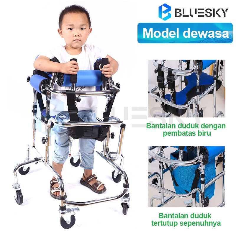 Jual Rem Berjalan Manula Difabel/Rollator walker/Dewasa walker yang ...