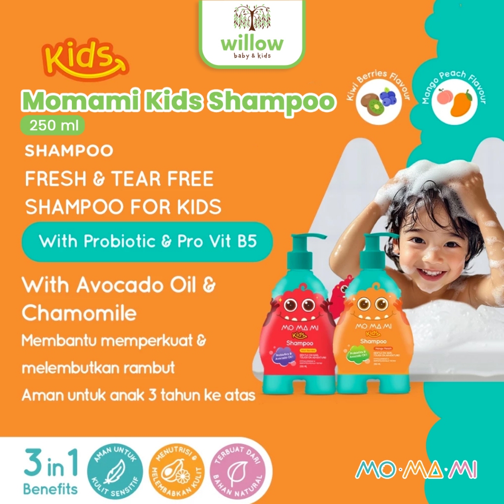 Jual Shampoo Bayi - Momami Kids Shampoo 250Ml | Shopee Indonesia