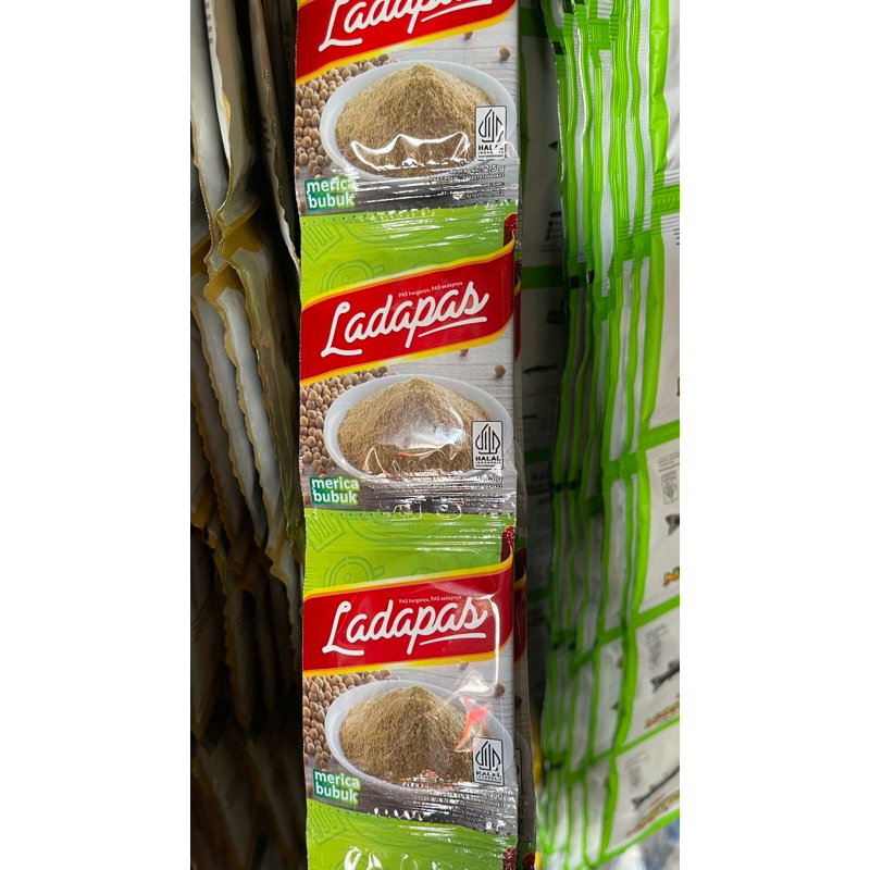 Jual Tabura ladapas 12pcs / Tabura lada renteng / Tabura merica bubuk ...
