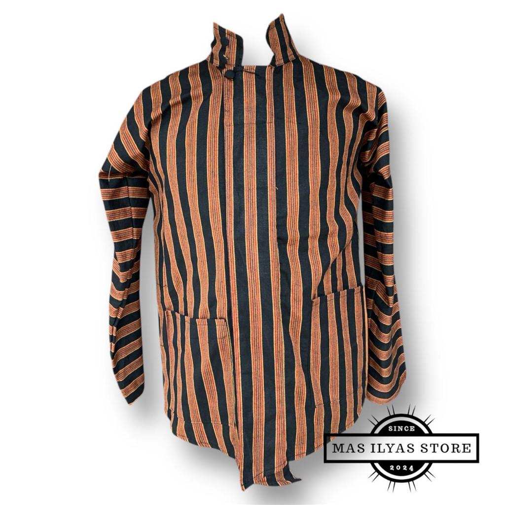 Jual Baju Surjan Pria Dewasa/Baju Lurik Jogja/Baju Adat Jawa/Baju Tradisional | Shopee Indonesia