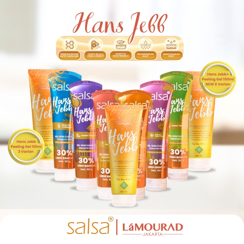 Jual SALSA Hans Jebb Skin Cleanser Peluntur Daki 110ml 3Varian & Hans ...