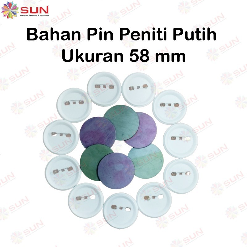 Jual Bahan Pin Peniti / Gantungan Kunci Polos EP-01 Kaleng Aluminium 32 ...