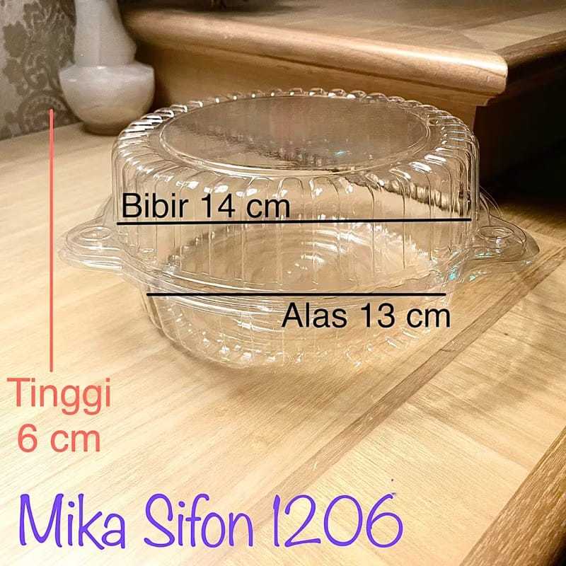 Jual [Isi 50] Mika Kue Bolu Bulat Sifon 12 cm Tinggi 6 cm/ Mika SF 1206 ...
