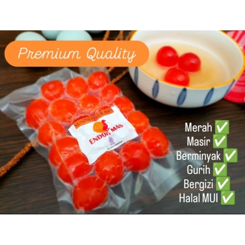 Jual Kuning Telur Asin Mentah Jumbo isi 20 butir (INSTANT/SAMEDAY ...