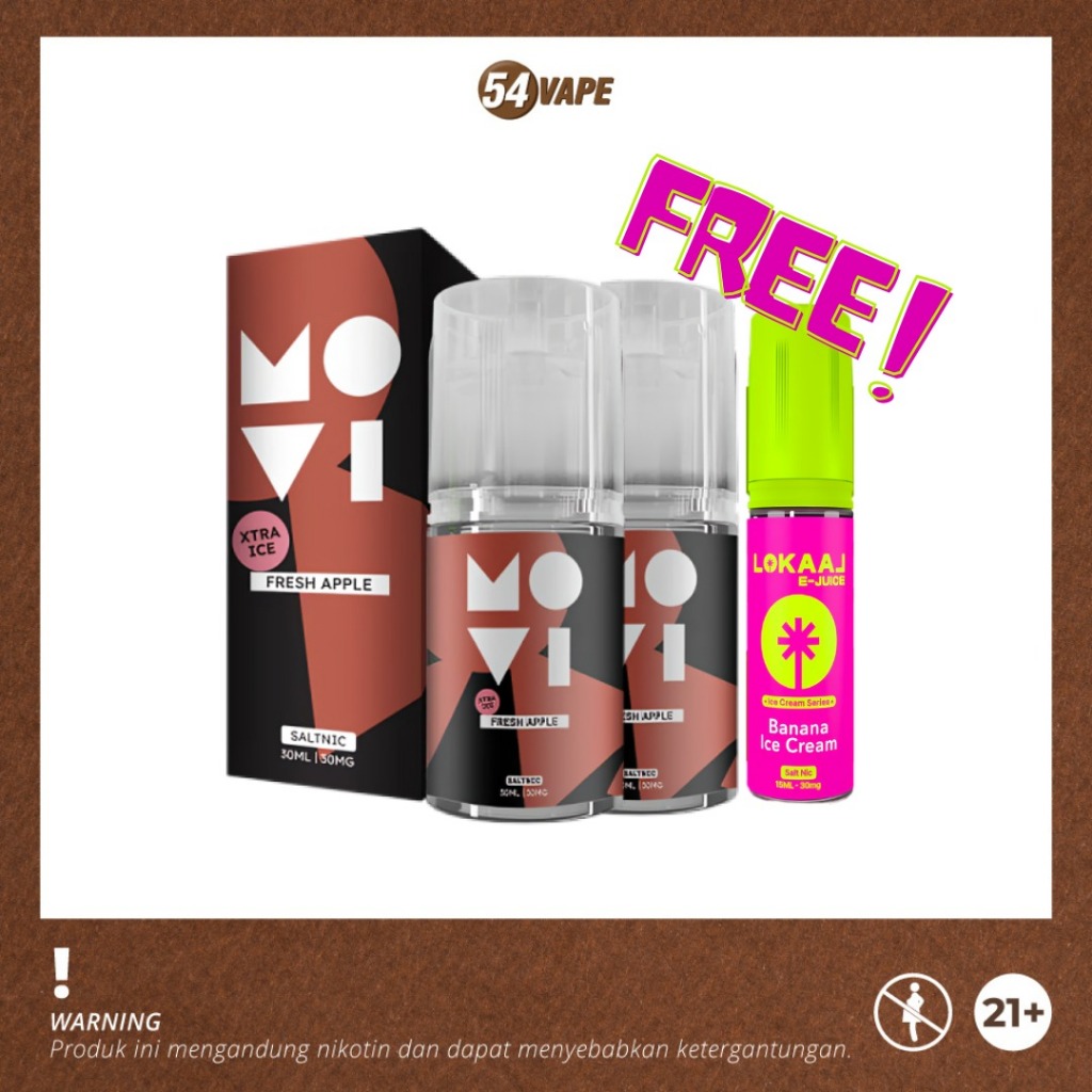Jual Bundles Liquid Movi Fresh Apple Xtra Ice Salt 30ml | Shopee Indonesia