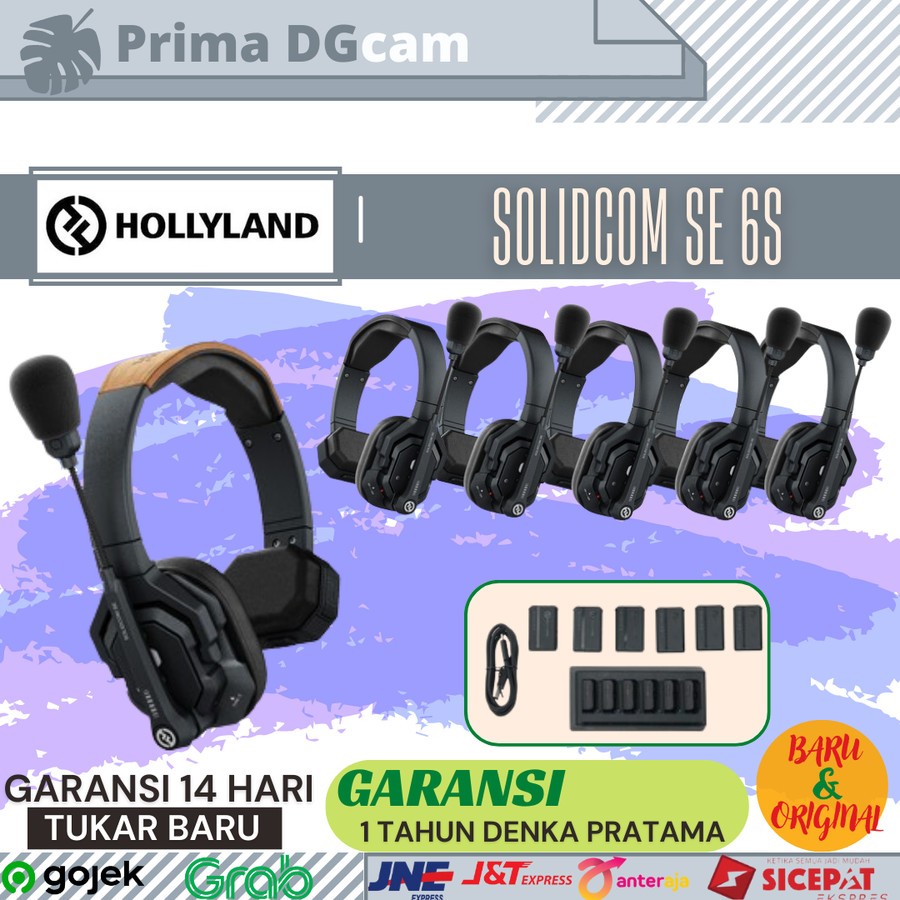 Jual Hollyland Solidcom SE 6S 6-Person Full-Duplex Headset Intercom System | Shopee Indonesia