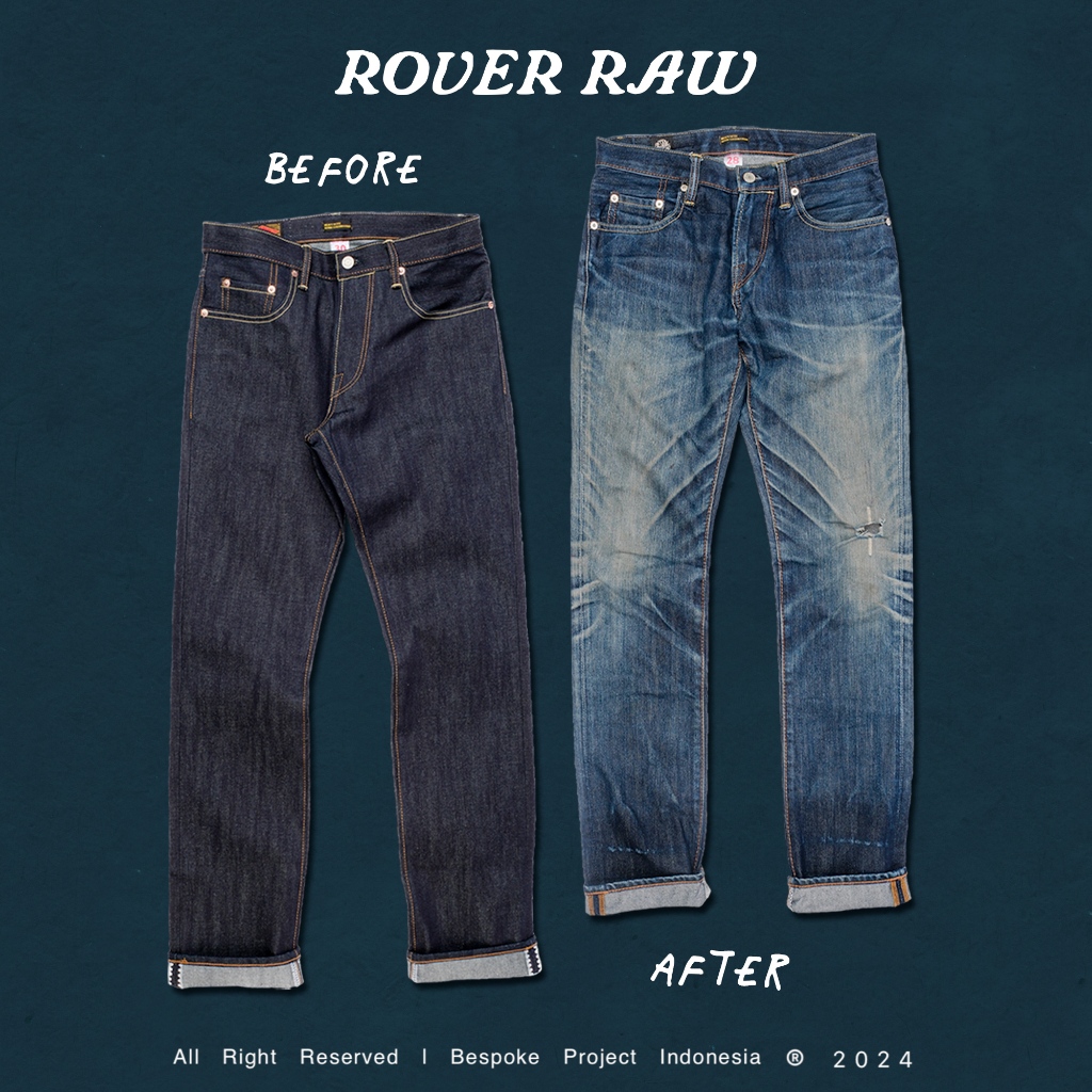 Jual Bespoke Project - Rover Raw Denim | Shopee Indonesia
