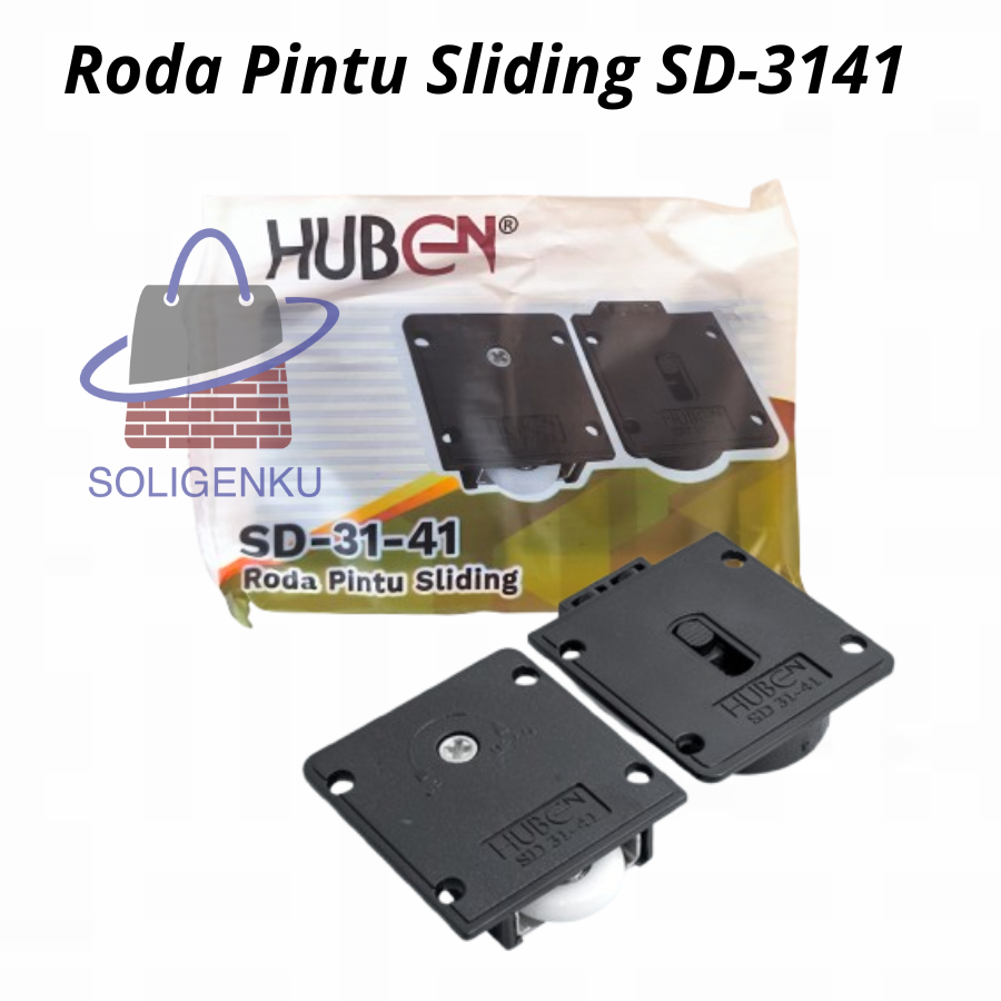 Jual Roda Pintu Sliding Huben SD-3141 / Roda Pintu Lemari Sliding ...