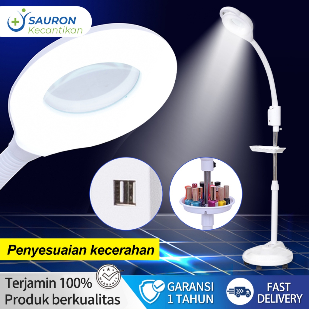 Jual Sauron LED Lampu Facial Magnifiying/Lampu Facial Klinik/Lamp Lampu ...