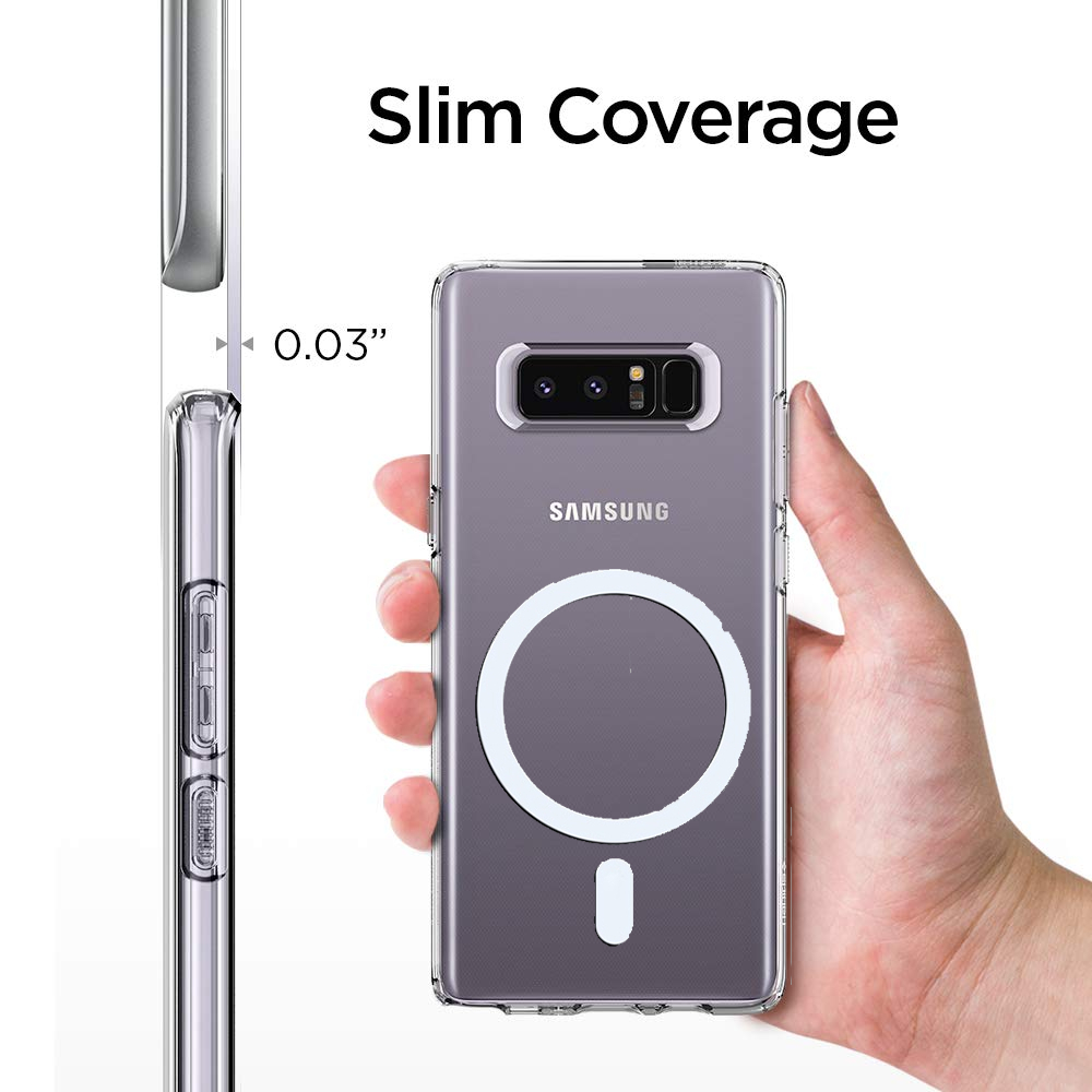 Jual Case Samsung NOTE 8 MAGSAFE TPU CLEAR Magnetic Bening Transparan ...