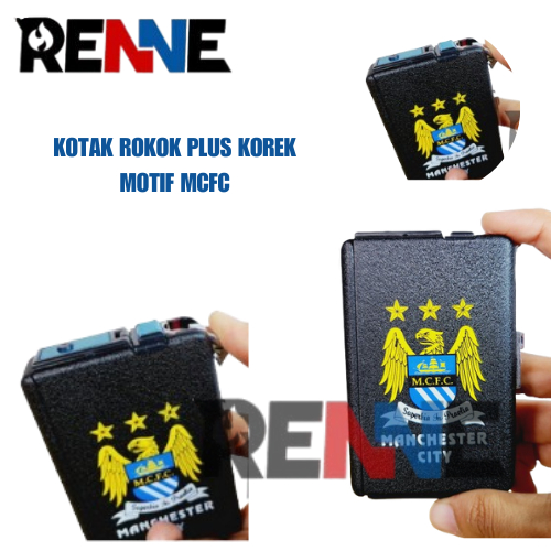 Jual KOTAK ROKOK PLUS KOREK API MOTIF MANCHESTER CITY | Shopee Indonesia