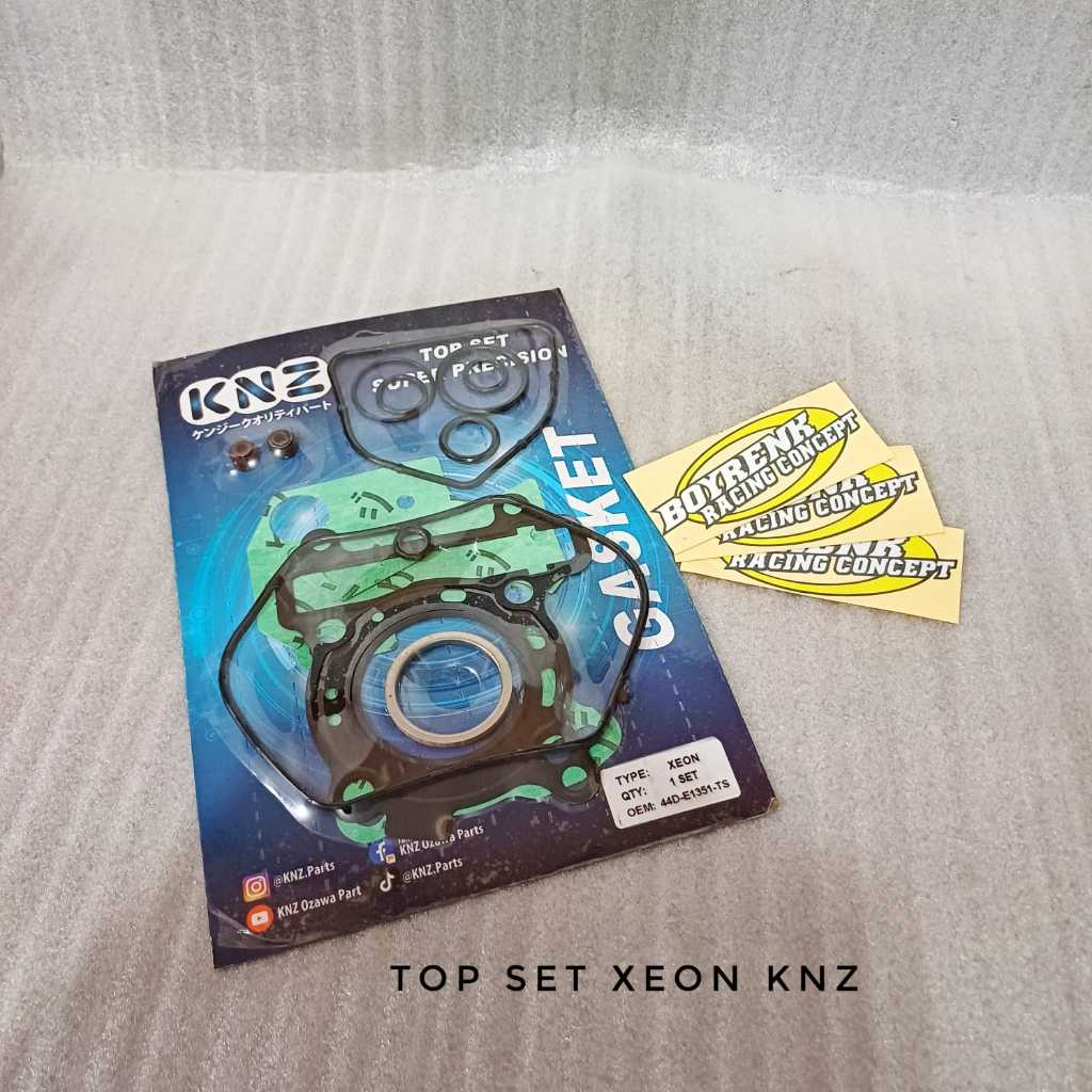 Jual PAKING KNZ GASKET TOP SET XEON RC 1LB - BOYRENK RACING CONCEPT | Shopee Indonesia