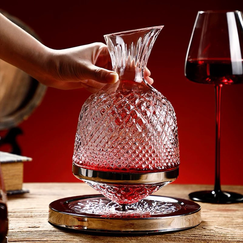 Jual Botol Anggur Kaca plus Gelas / Dispenser Wine Luxury | Shopee ...