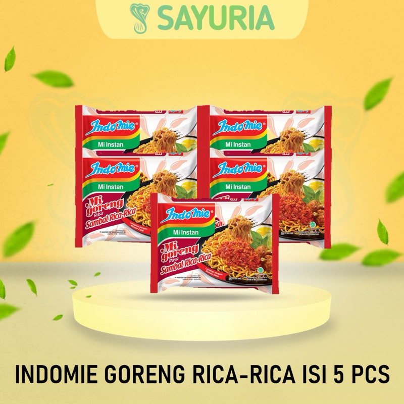 Jual INDOMIE GORENG RICA RICA ISI 5 PCS | Shopee Indonesia