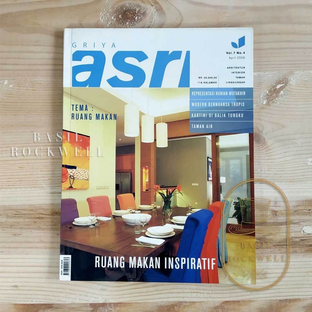 Jual Griya Asri Majalah Arsitektur Edisi April 2006 Desain Interior ...