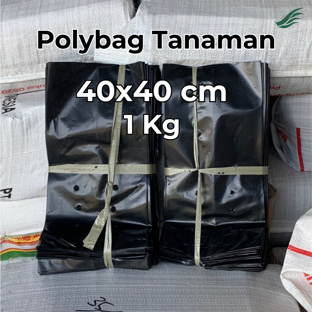 Jual MP - Polybag Polibek ukuran 40x40 1kg tebal | Shopee Indonesia