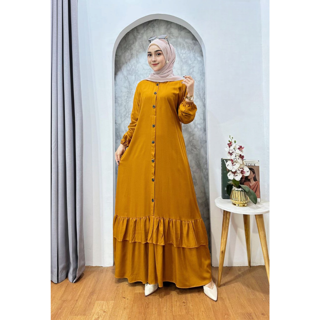 Jual Gamis Busui Twill Polos – Nyaman, Adem, Longgar Cocok untuk Ibu ...
