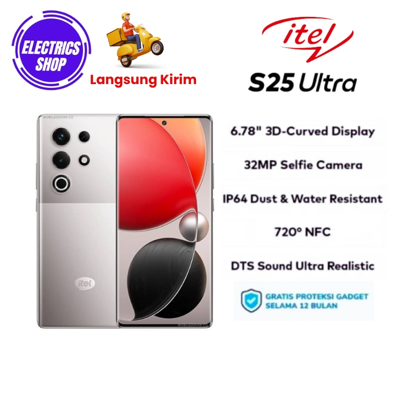 Jual Itel S25 Ultra 8/256 GB Up to 16 GB RAM Garansi Resmi ITEL ...