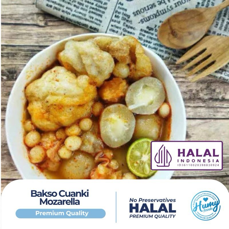 Jual PAKET BAKSO CUANKI MOZARELLA (1 PACK KOMPLIT) halal tanpa pengawet ...