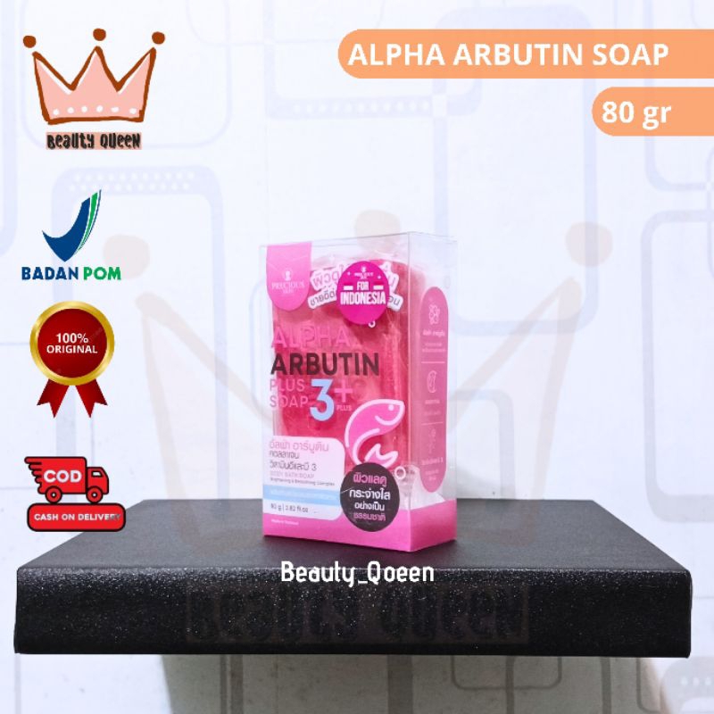 Jual ALPHA ARBUTIN 3 PLUS WHITENING SOAP ORIGINAL PRECIOUS SKIN ...