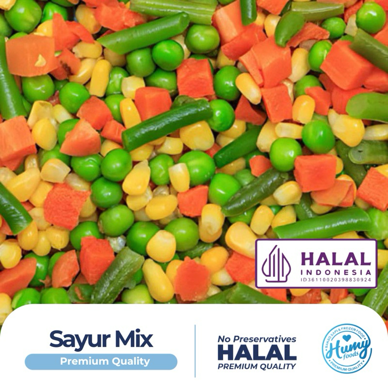 Jual SAYURAN MIX 500gram (JAGUNG,KACANG POLONG,BUNCIS,WORTEL) | Shopee ...