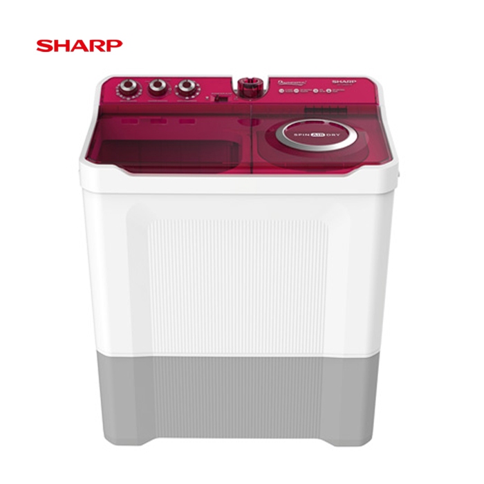 Jual Mesin cuci twin tub SHARP ES-T1490WA-RD (unit eksdisplay) | Shopee Indonesia