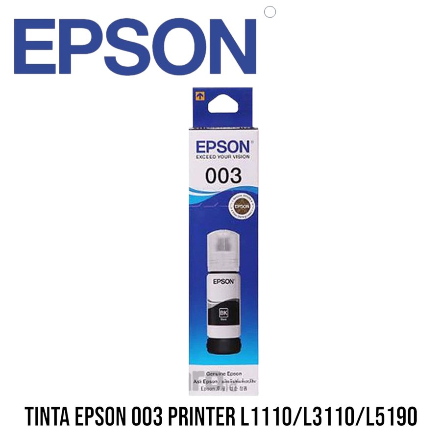Jual TINTA EPSON 003 T003 T-003 UNTUK L1110 L3110 L3150 ORIGINAL ...