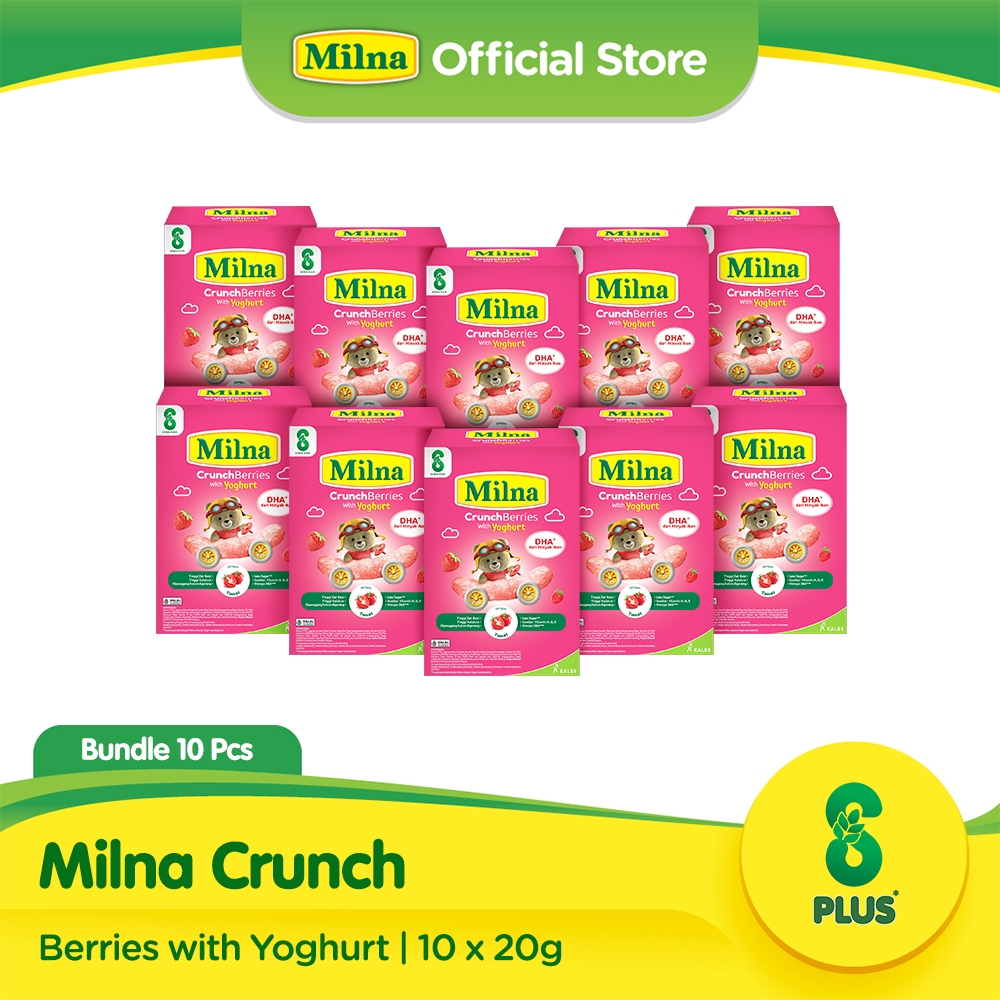 Jual Bundle 10 Pack Milna Crunch Berries | Shopee Indonesia