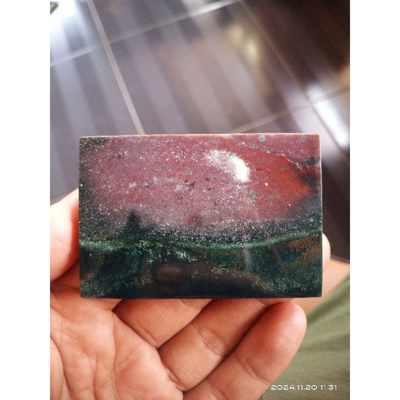 Jual Batu Gambar Landscape - Jasper Gambar Sederhana. Bukan Batu Black ...