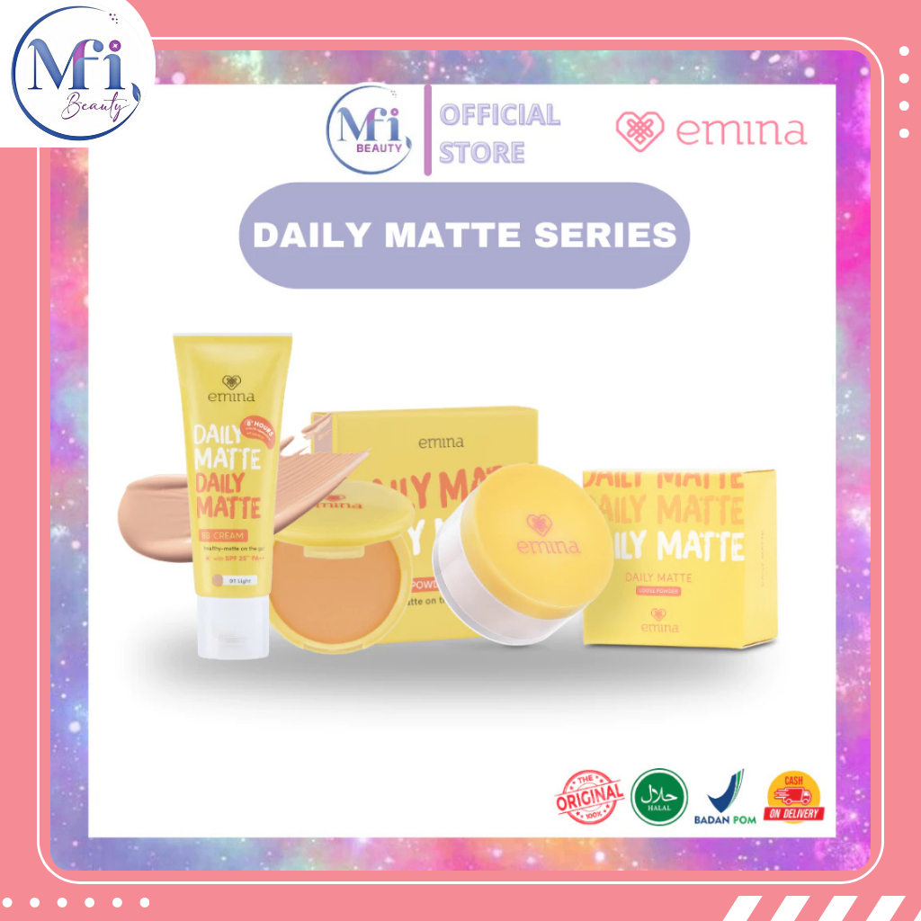 Jual MFI - EMINA DAILY MATTE SERIES | DAILY MATTE LOOSE POWDER | DAILY ...