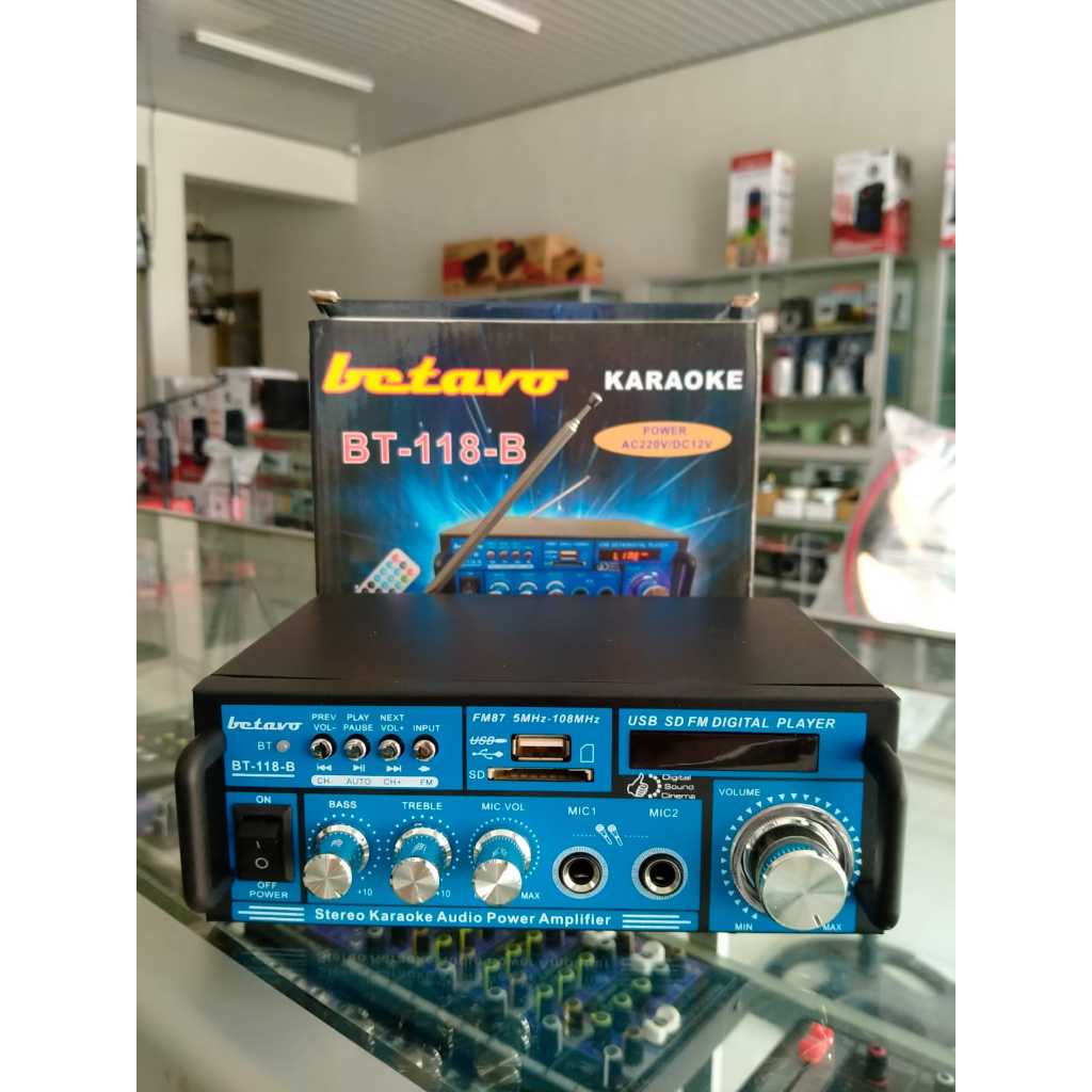 Jual AMPLI MINI BETAVO BT 118B / BT118B/ BT 118 B | Shopee Indonesia