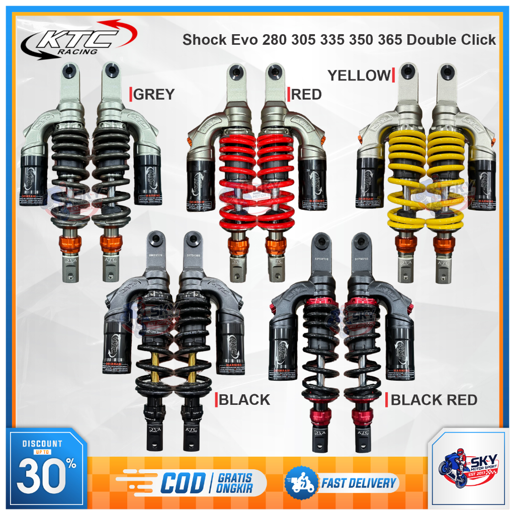 Jual Shock KTC Onyx Extreme Evo Nmax Pcx Aerox Xmax Rx King Tiger CB ...