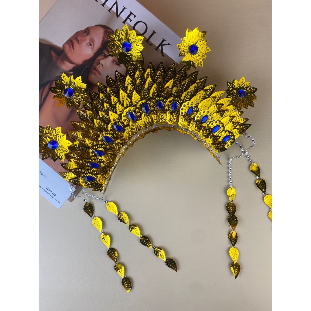 Jual (TOP) Mahkota Sunting Bunga Bali / Mahkota adat tarian pentas seni ...