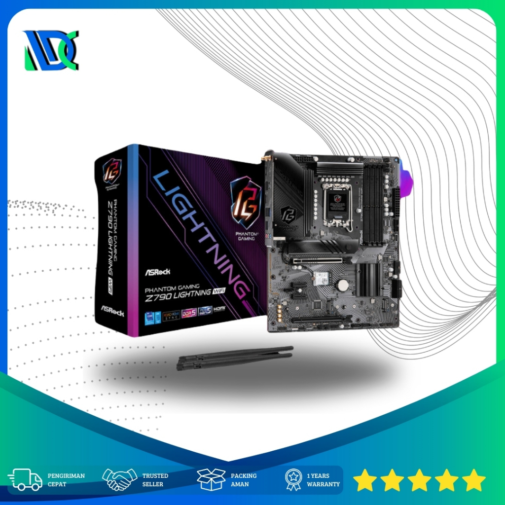 Jual ASRock Z790 PG LIGHTNING WIFI Motherboard Intel LGA 1700 | Shopee ...