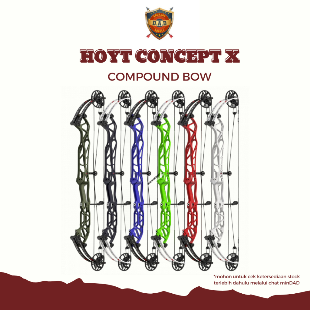 Jual HOYT CONCEPT X - COMPOUND BOW / CONCEPT X 37 / 40 RH | Shopee ...
