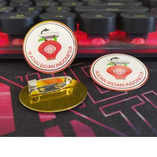 Jual Pin IBI Ikatan Bidan Indonesia Bulat 3cm | Shopee Indonesia