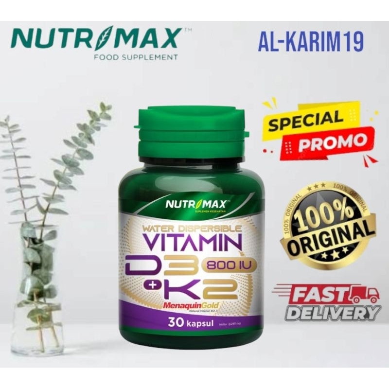 Jual Nutrimax Vitamin D3 800 IU+K2 isi 30 | Shopee Indonesia