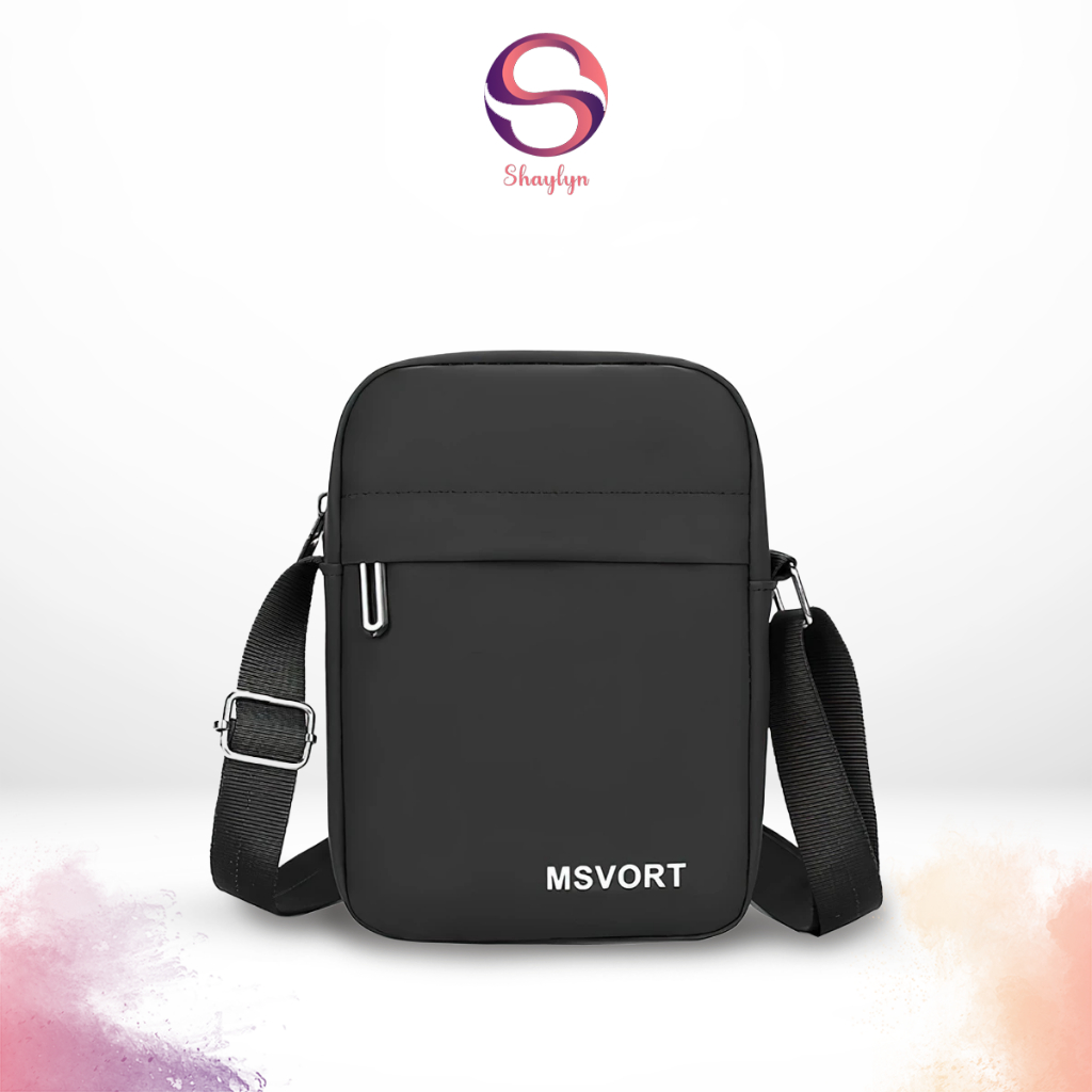 Jual Tas Selempang Pria Keren Motif Polos Tas SlingBag Pria Mini Tas ...