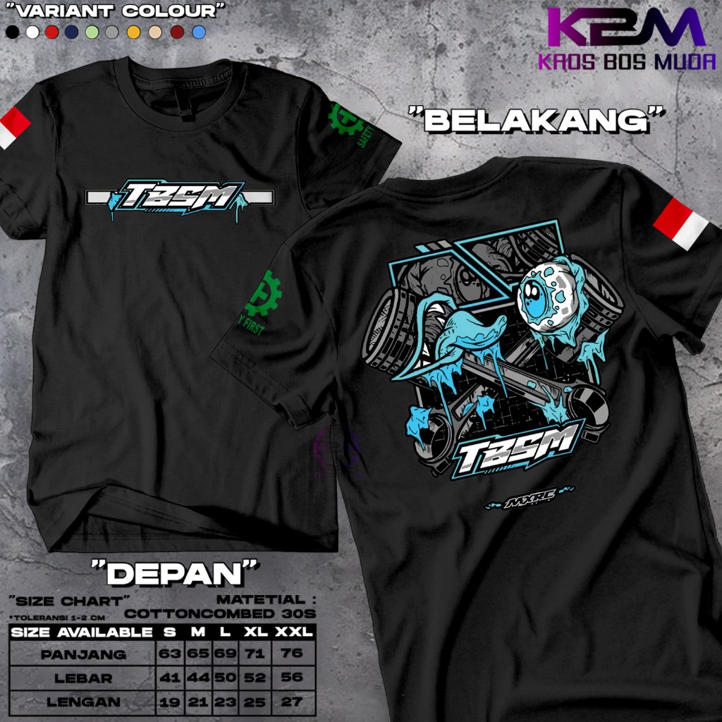 Jual Kaos Motif TBSM // Kaos Racing Keren Terbaru // Baju Balap // Baju ...