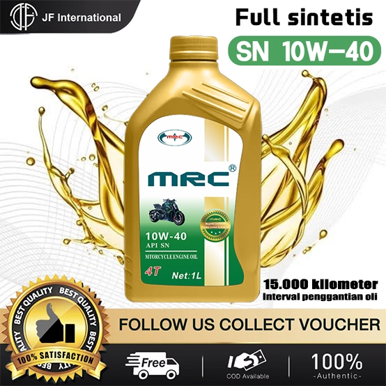Jual Oli Mesin Mobil Full Synthetic SN 10W-40 Kemasan 1 Liter 1000ml / SP 10W-40 4 Liter 4000ml ...