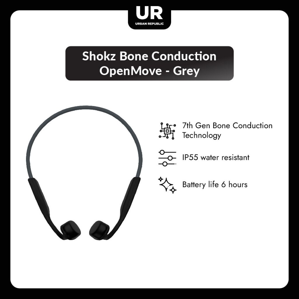 Jual Shokz OpenMove - Grey | Shopee Indonesia
